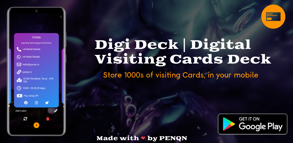 Digi Deck | Digital Visiting Cards Deck